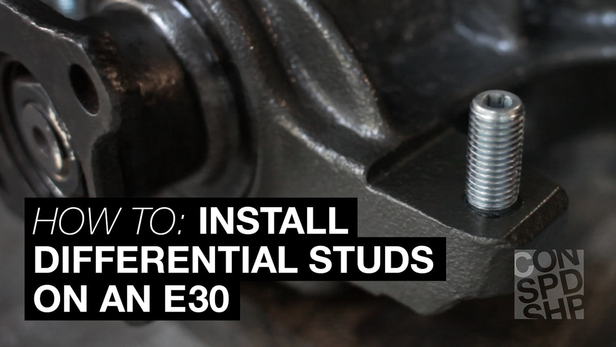 E30 Differential Stud Kit installation video — Condor Speed Shop