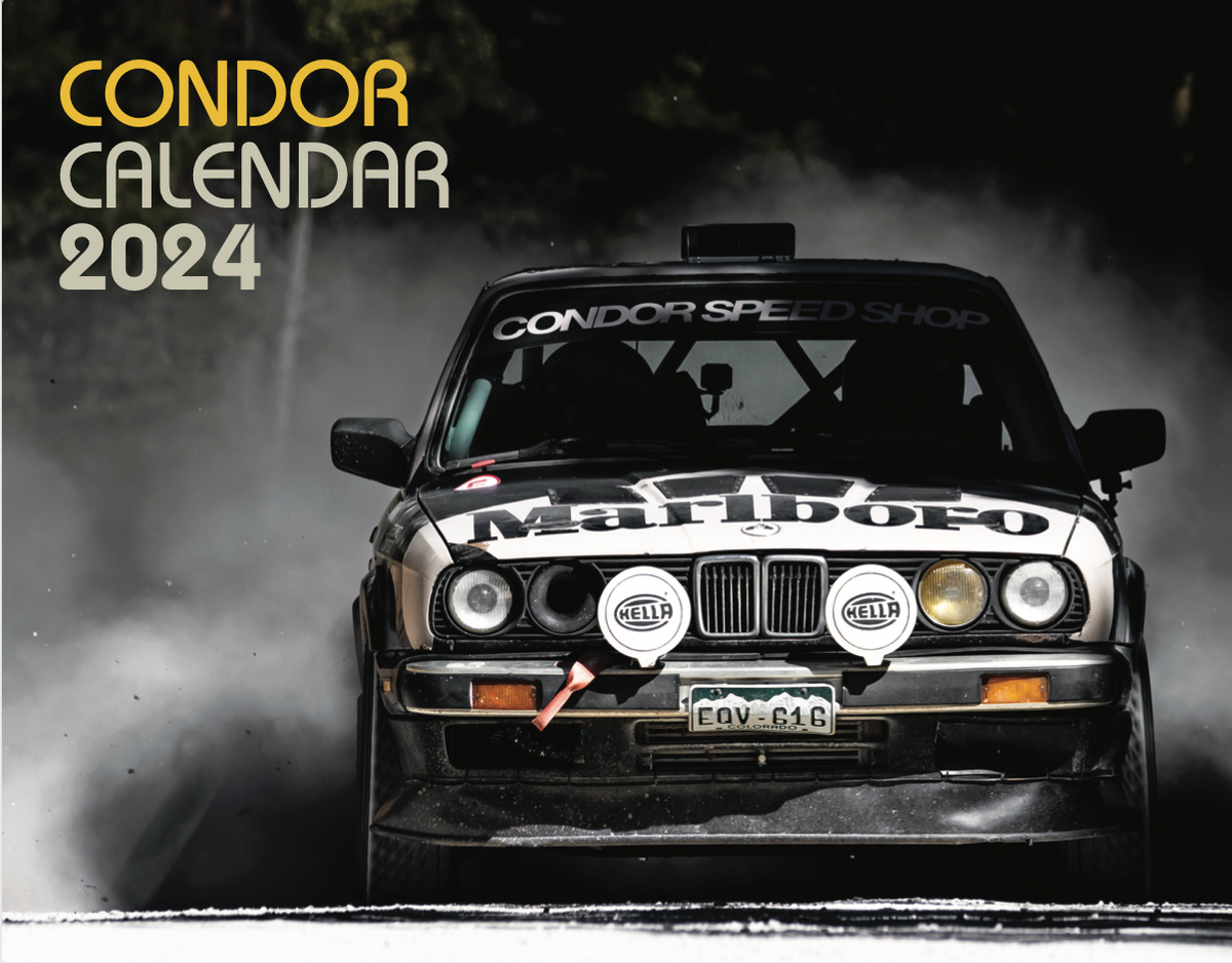 Condor Wall Calendar | 2024 BMW Calendar | Drifting & Racing Calendar ...