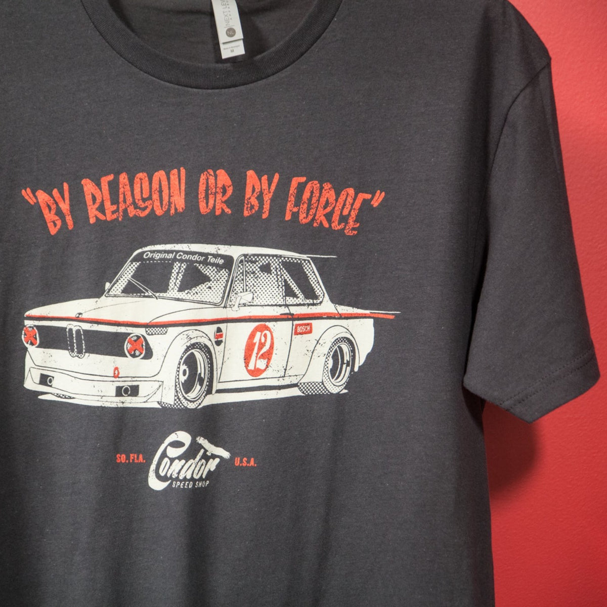 Condor Speed Shop E46 Motorsport T-Shirt - Light Grey
