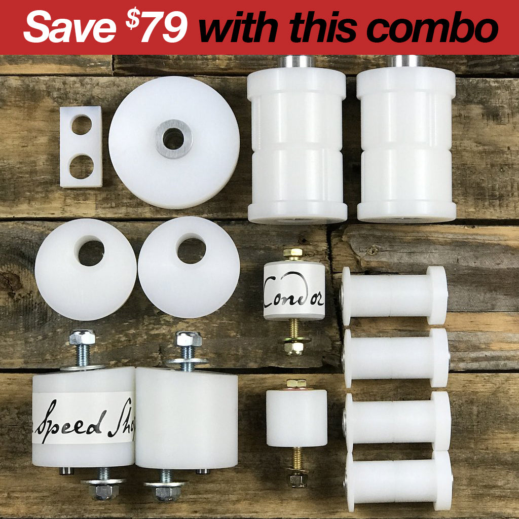 The Heretic | BMW E30 | UHMW Bushings | Rear Subframe — Condor Speed Shop