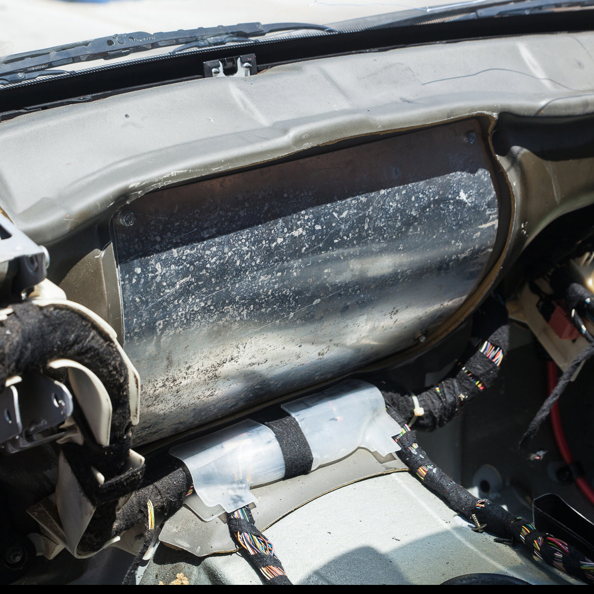 Firewall Panel | Aluminum | Blower Delete | BMW E46 Parts — Condor ...