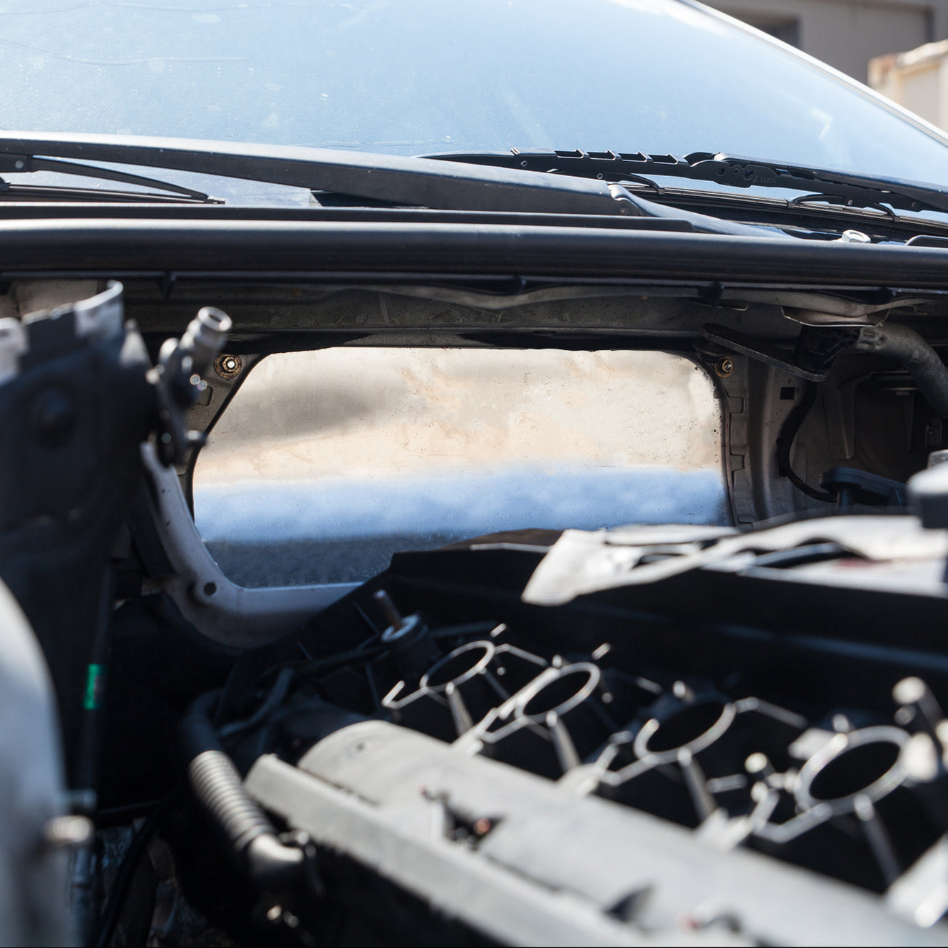 Firewall Panel | Aluminum | Blower Delete | BMW E46 Parts — Condor ...