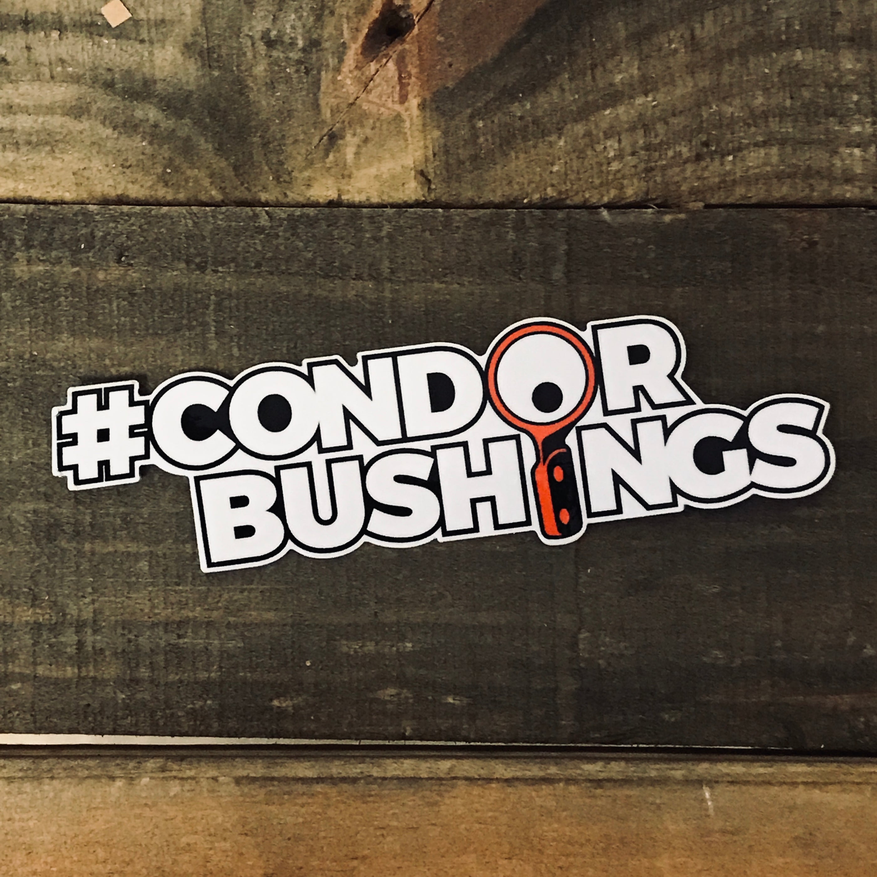 #CONDORBUSHINGS Sticker — Condor Speed Shop