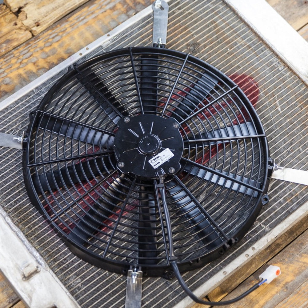 SPAL 16-Inch Puller Fan | Low, Medium & High Flow | Condor Speed Shop
