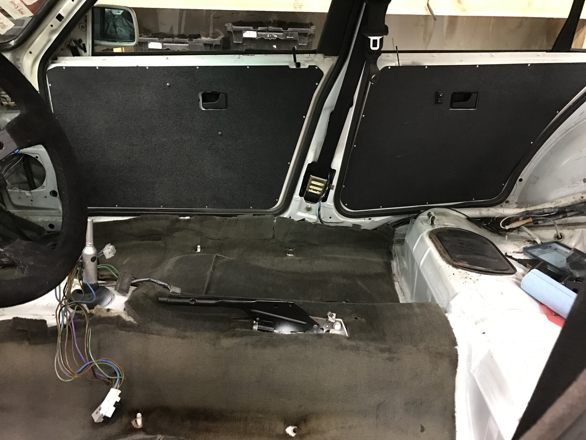 Black Door Cards | E30 Sedan | BMW Performance Upgrades — Condor Speed Shop